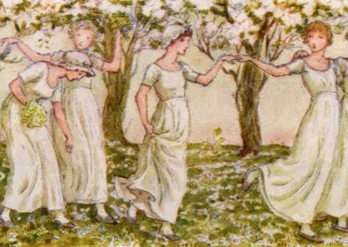 Άννα Αγγελοπούλου: H Πρωτομαγιά στη ζωγραφική. Πίνακες της Kate Greenaway