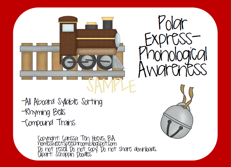 Polar Express Phonological Awareness