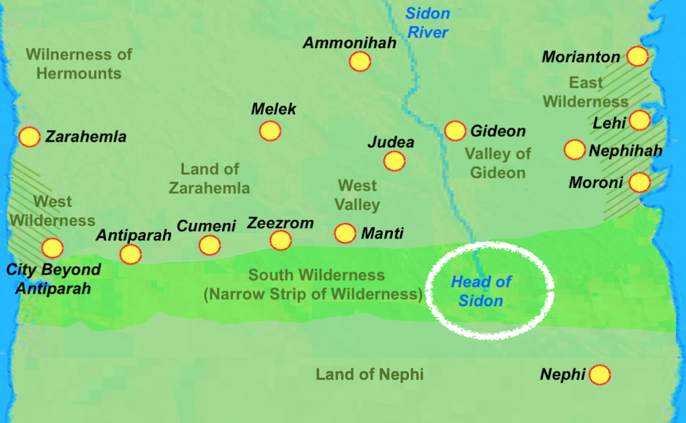 NephiCode: The Head, Source, or Headwaters of the Sidon – Part IV