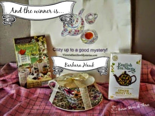 A Cup Of Tea and A Cozy Mystery: And The Winner is...Barbara Hawk