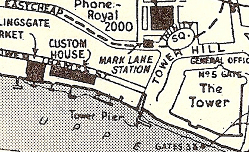 mappa moo'di - moo de flâneur's map collection: Port of London 1934