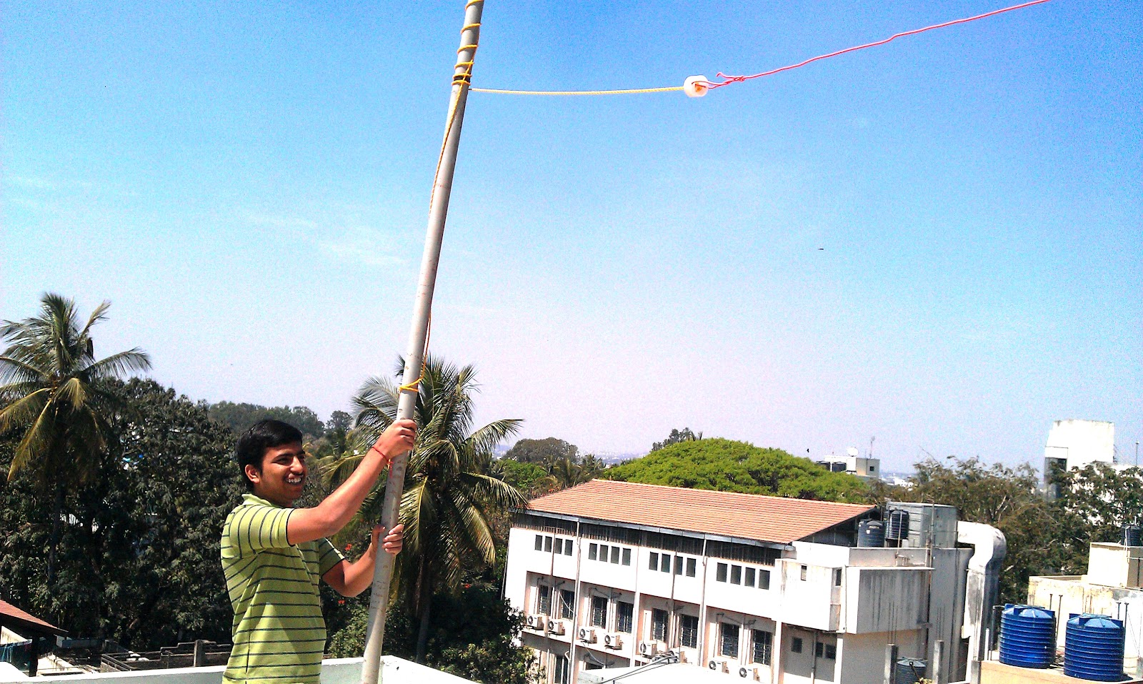 Ham Radio MIPL: Inverted 'V' Dipole Antenna