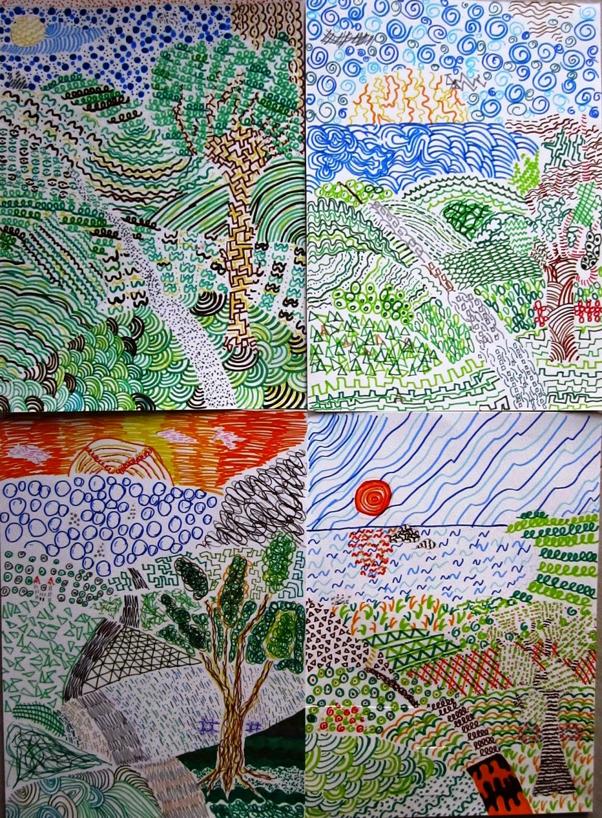 immagin@rti: Paesaggio texturizzato