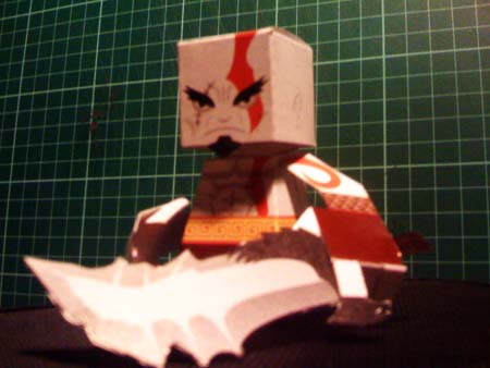 Paper Toy - God of War Kratos - Papercraft4u | Free Papercrafts, Paper ...