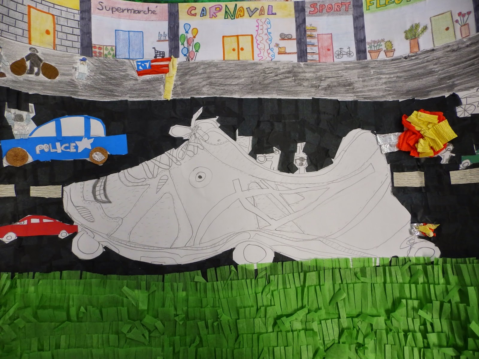 LES ARTS PLASTIQUES au lycée Comte de Foix: Une chaussure... à moins ...