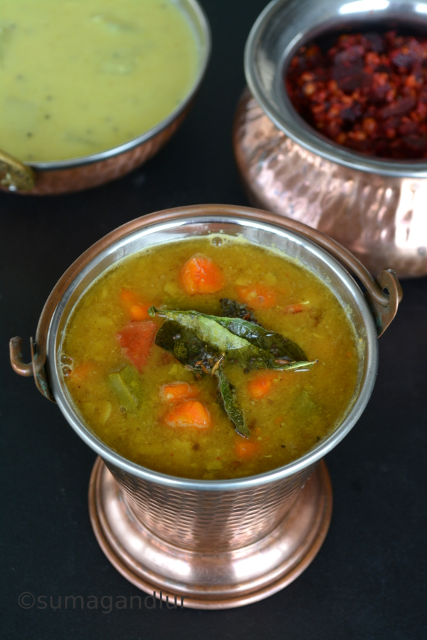 Veggie Platter: Mysore Saaru