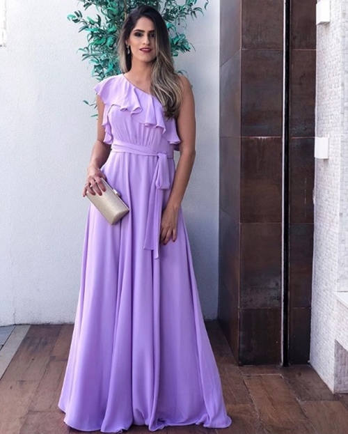 Vestido lavanda:10 longos perfeitos para madrinhas! - Madrinhas de ...