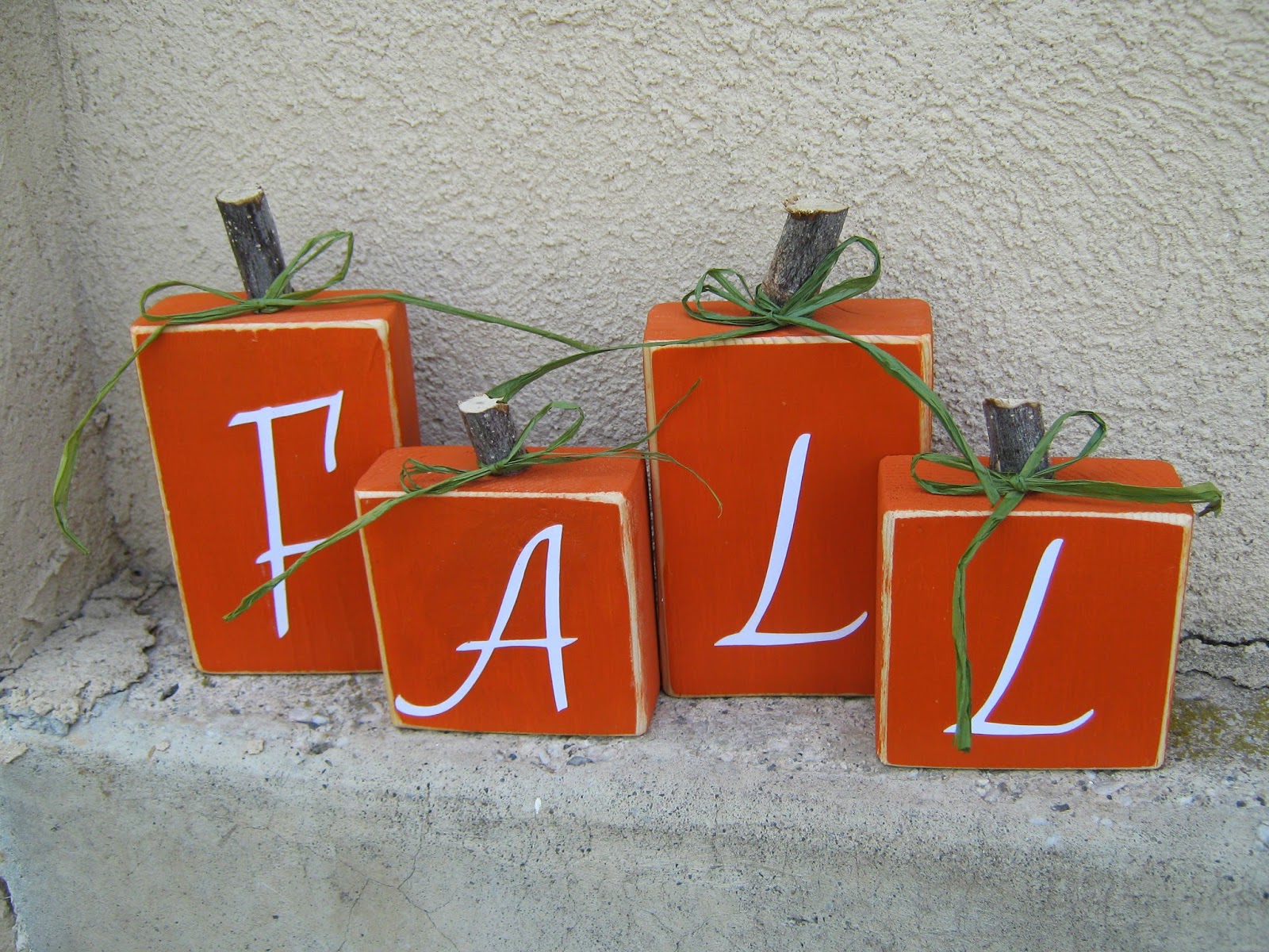 The Fall Nerd's Crafts: Fall Blocks