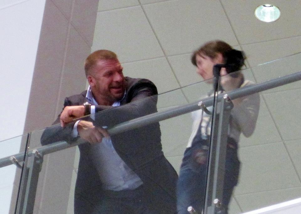 First Love To Change Everything: WWE Triple H With Fan New Photo 2013