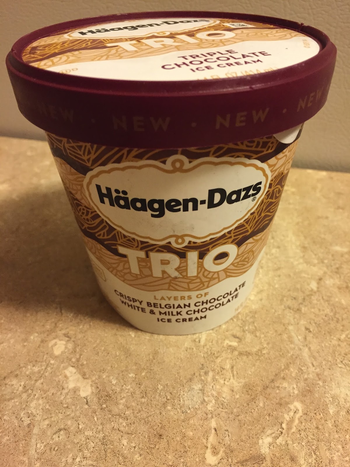 Haagen-Dazs TRIO Triple Chocolate Ice Cream