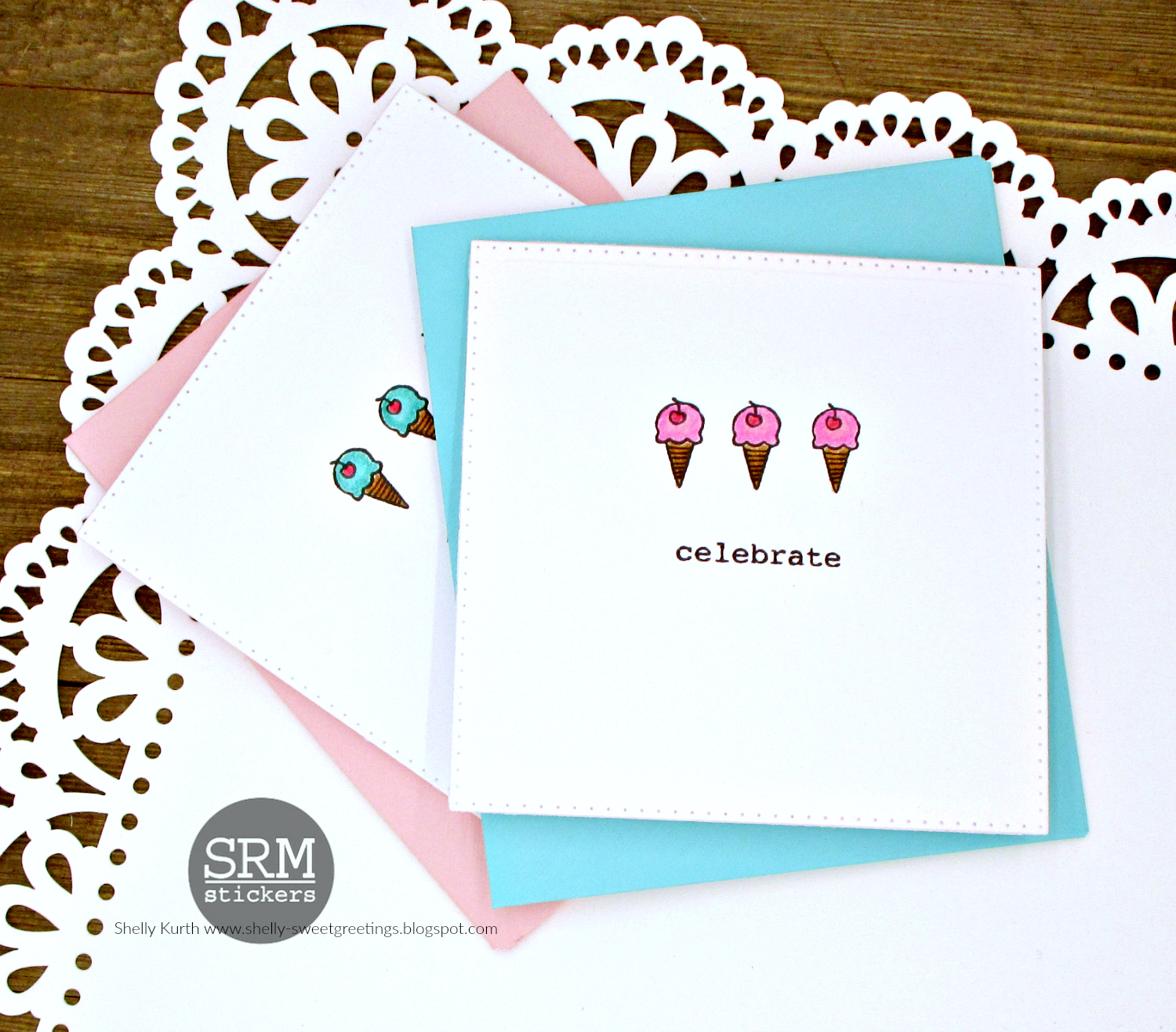 SRM Stickers: Mini Celebrate Card Set by Shelly