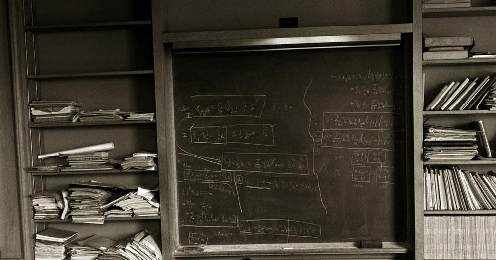 Armlocks and Emergency: Photography: Albert Einstein's desk when he died