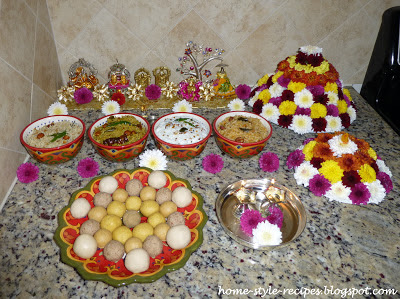 Share-A-Recipe: Bathukamma (Telangana Festival) 2012