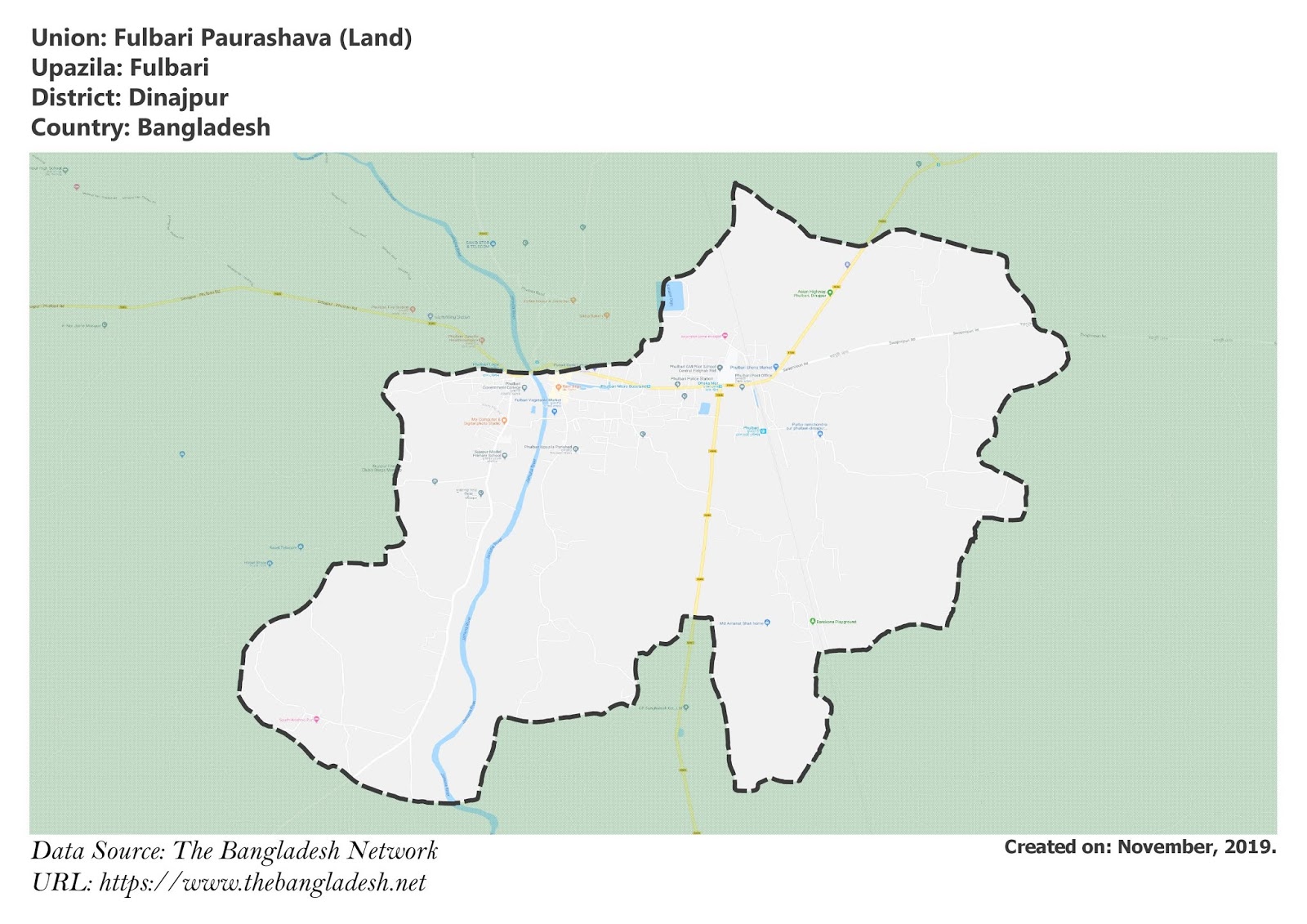 Fulbari Paurashava, Dinajpur