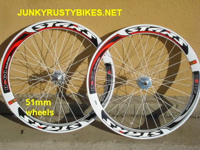 Junky Rusty Bikes Blog: 51mm Star Fixed gear, single speed wheelset ...