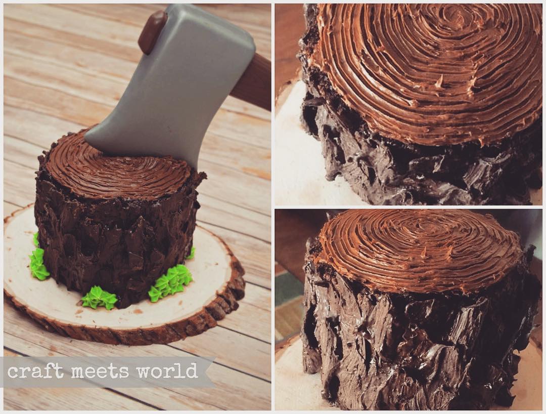 Craft Meets World: Lumberjack Cake Smash