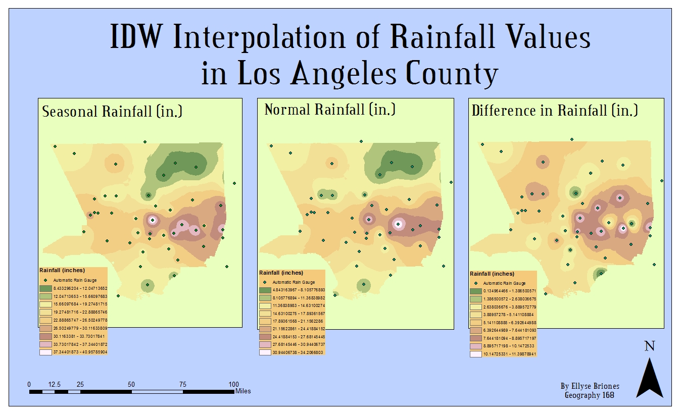Geog168: Lab 5, Spatial Interpolation