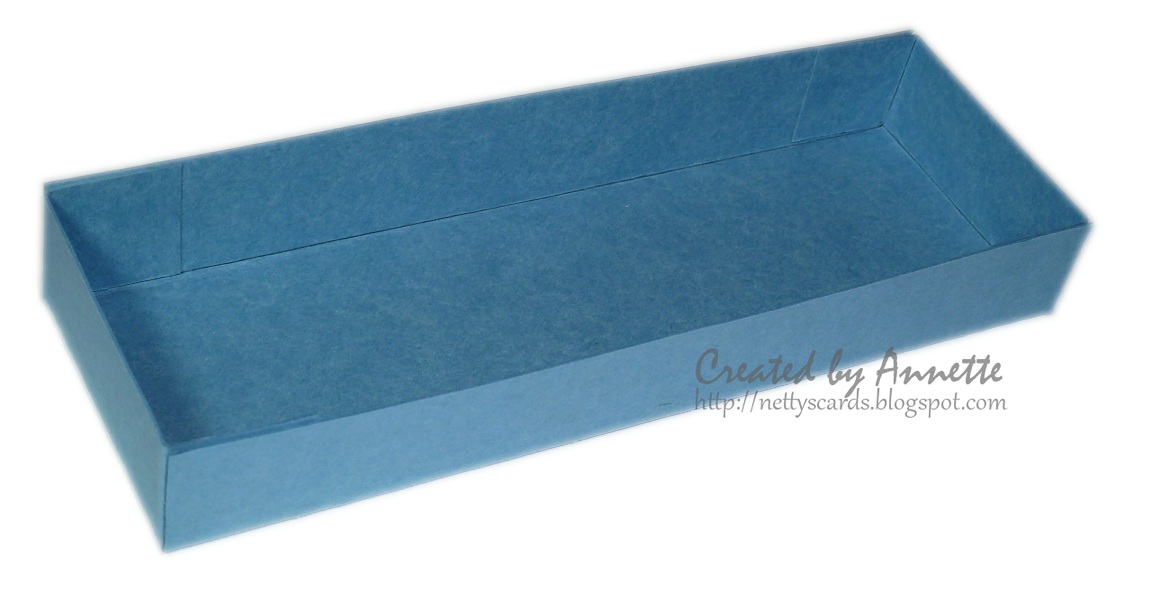 Netty's Cards: Toby Box in a Bag Tutorial