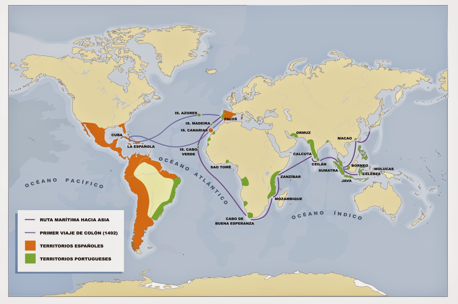 Profesor de Historia, Geografía y Arte: Mapas de la Edad Moderna