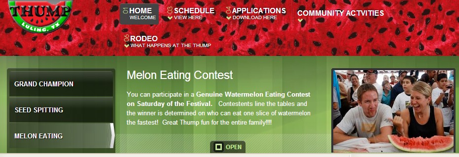 Eyes On Texas: Winning the Watermelon Seed Spitting Contest at the ...