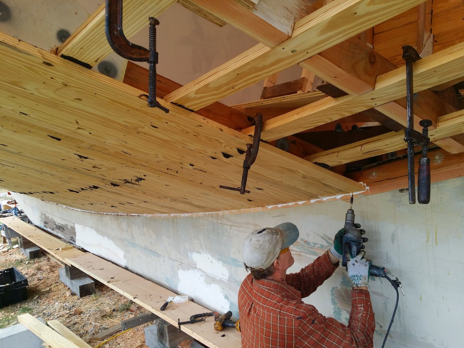 Building Pile of Wood
