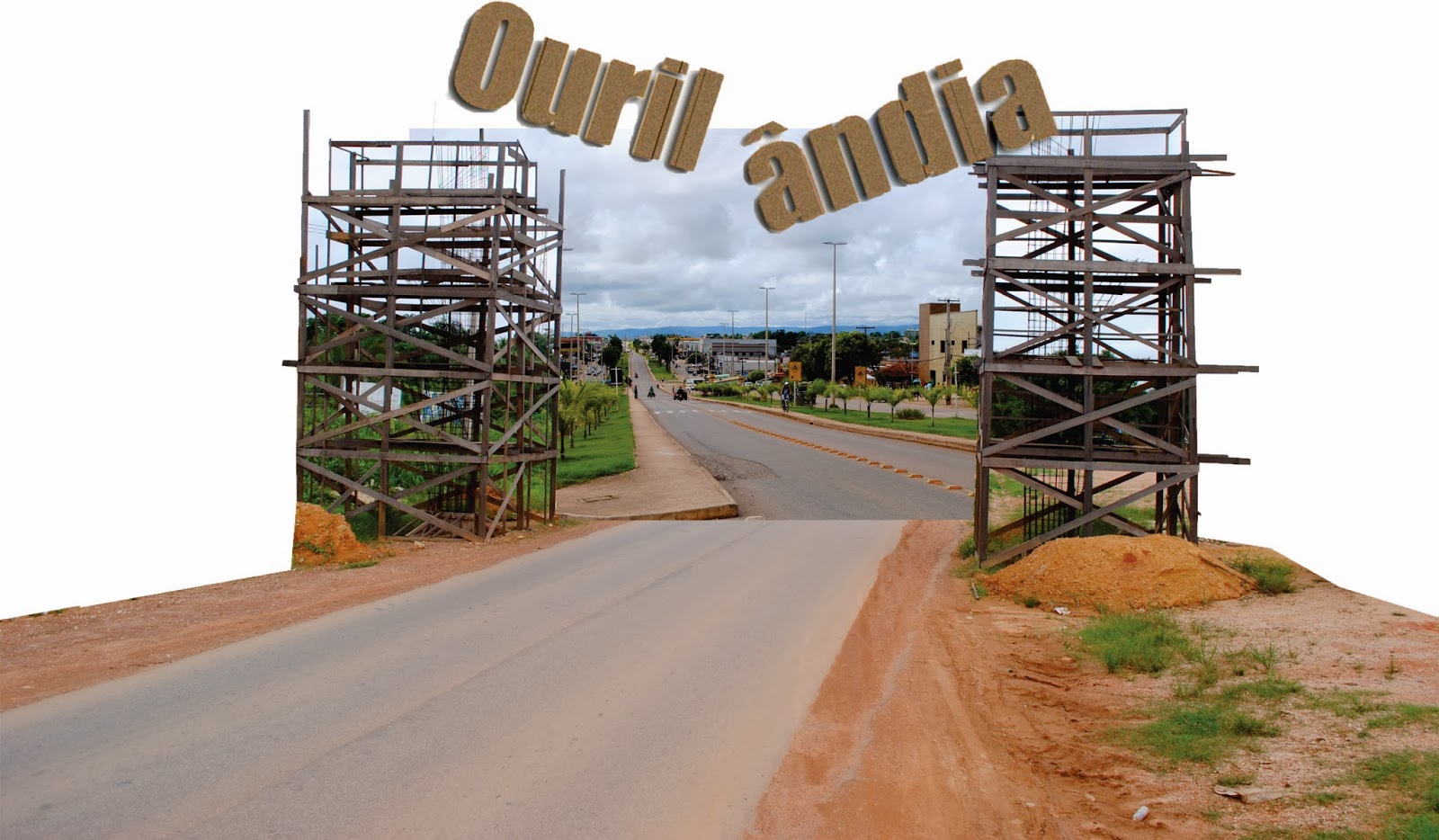 O Pará do Sul: Entrada da cidade de Ourilândia do Norte, o que deveria ...