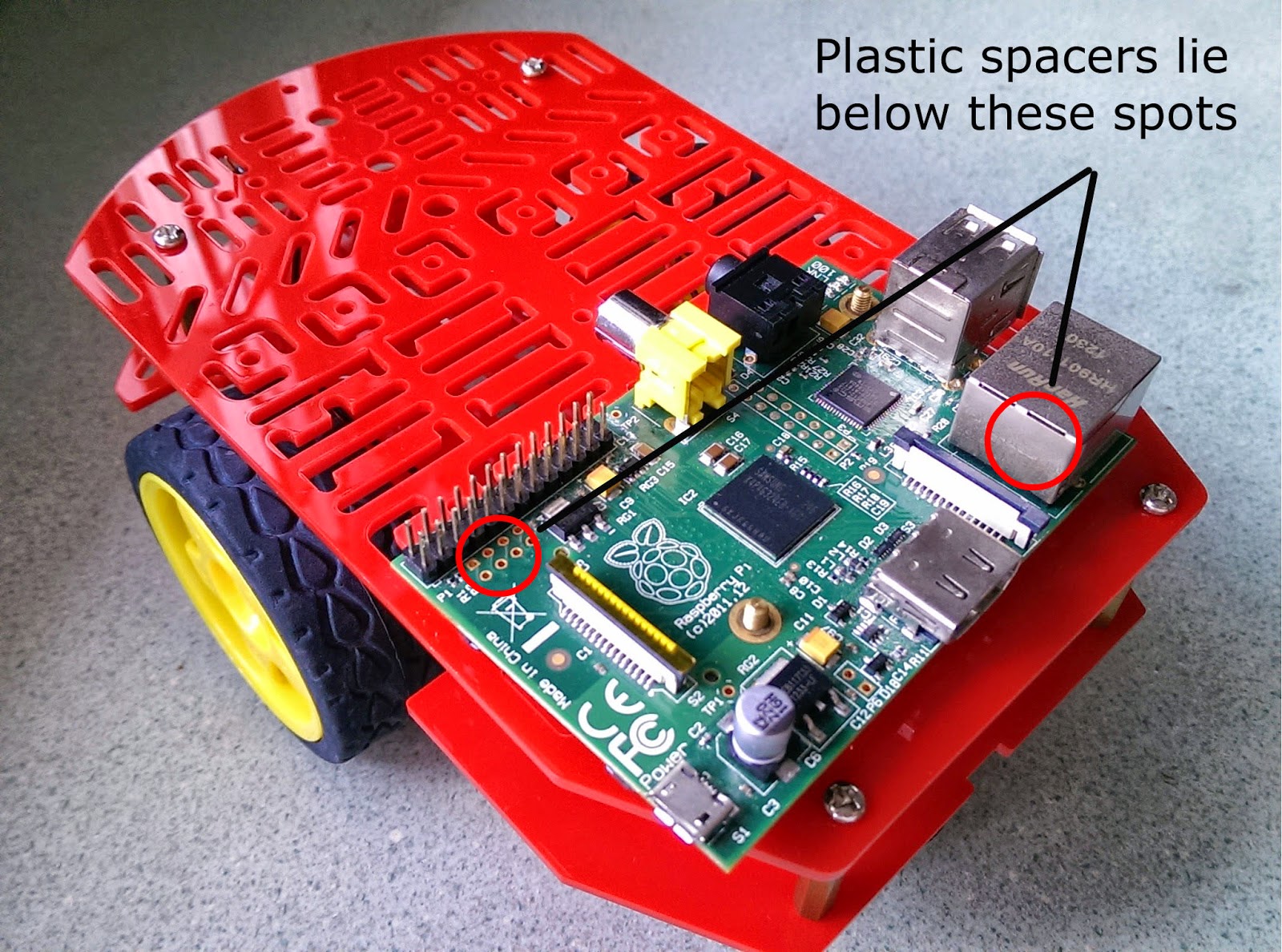 Stack Arduino Uno over Raspberry Pi