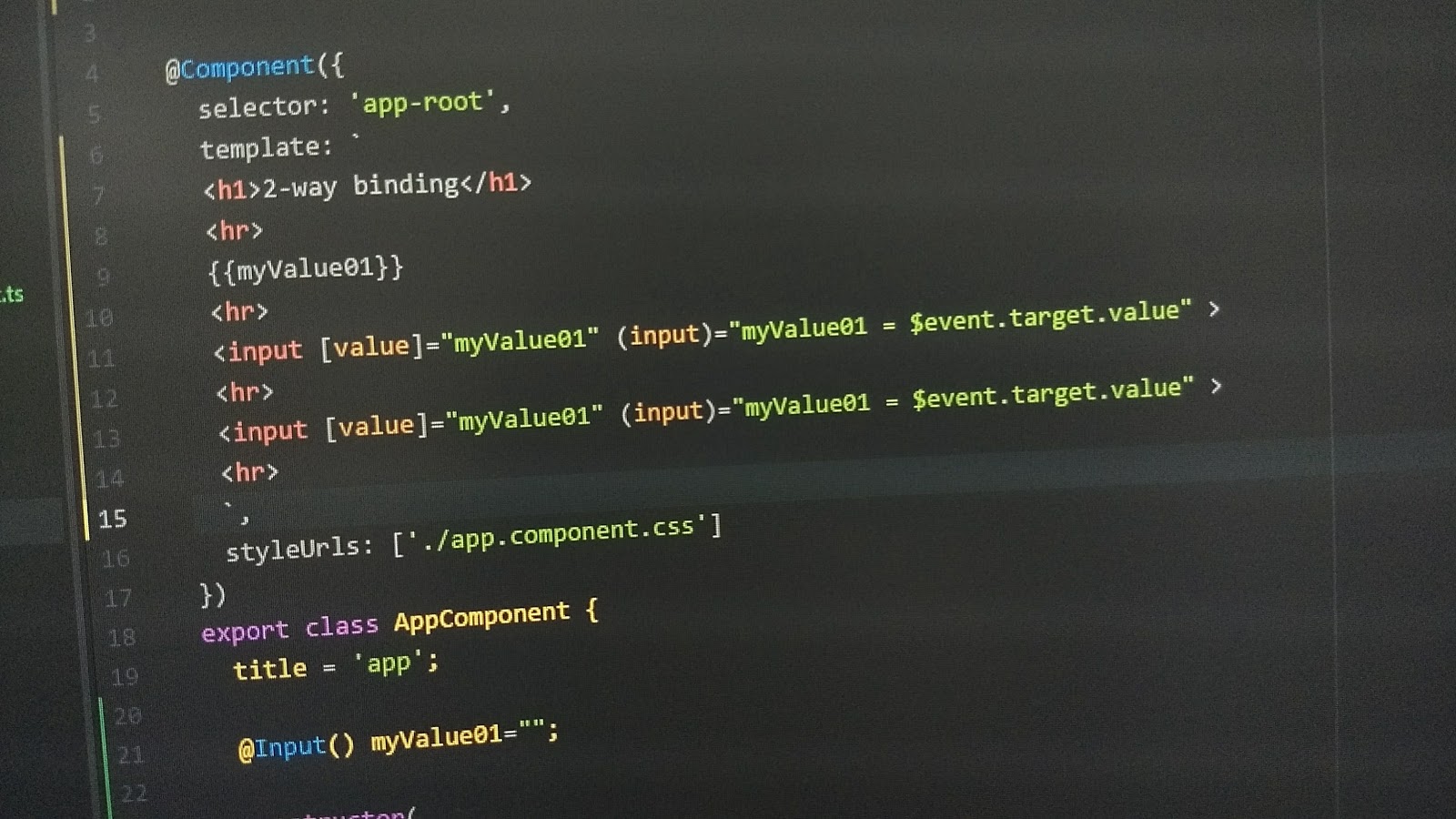 如何在angular4 實作2 Way Data Binding 以往的 Ngmodel 不能運作 I Am Roger Li
