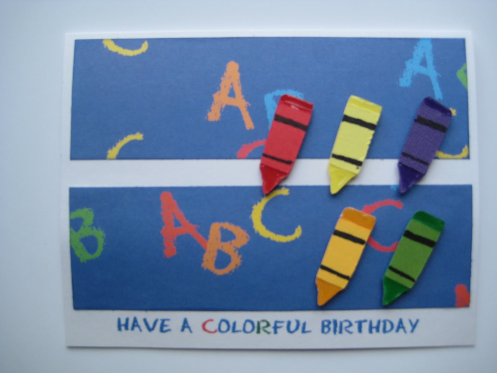 Bits & Pieces: Crayon Card