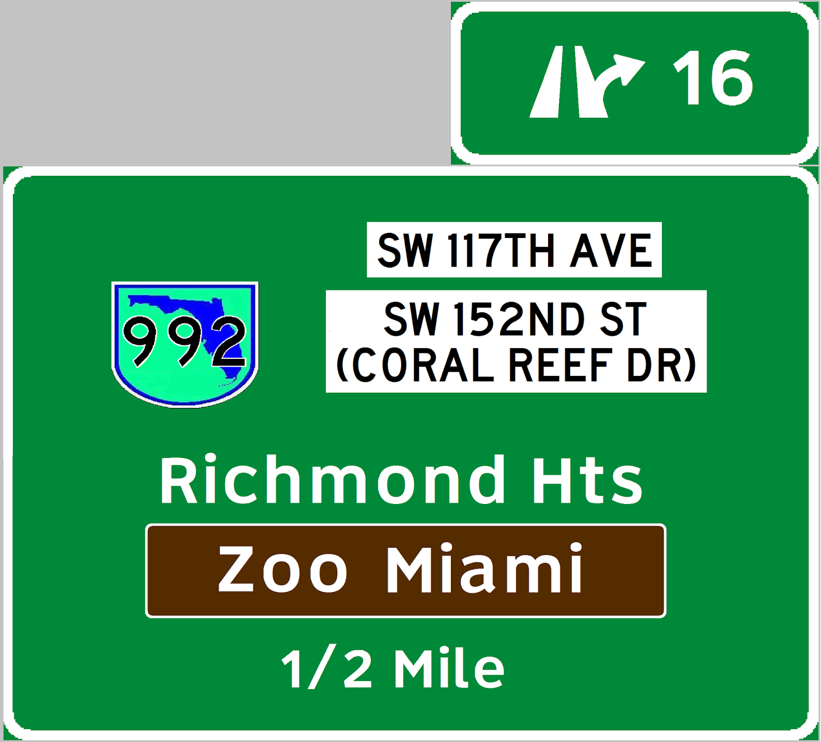 International Highway Makeover 2: An Idea for an Advanced Notice Exit Sign
