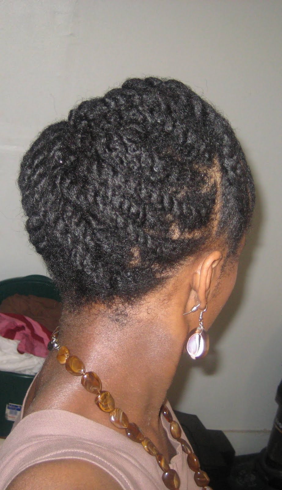 Naturally Elegant: Hair Today: Large Cornrows in front and Large Twists ...