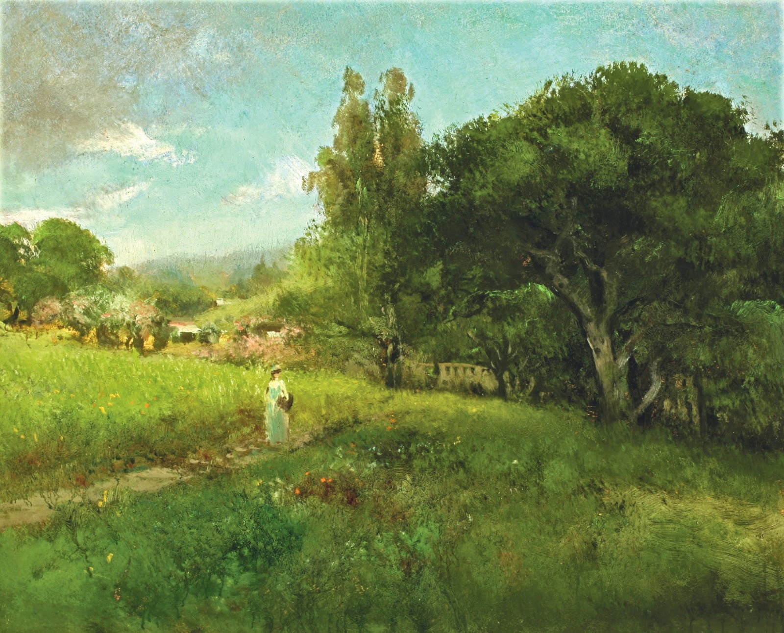 Shifting Plates: Is that Ina Coolbrith in the William Keith painting?