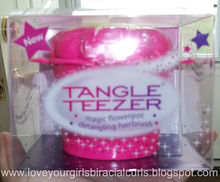 Love Your Girls Biracial Curls: Tangle Teezer Magic Flower Pot Review