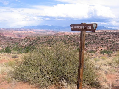 Four Corners Hikes-Canyonlands: Trough Springs Trail in Canyon Rims