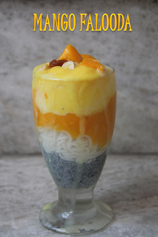 Mango Falooda Recipe | Mango Faluda Recipe