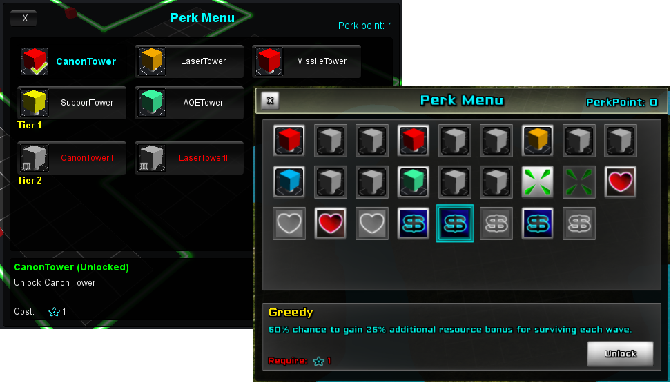 SongGameDev: Perk System in detail