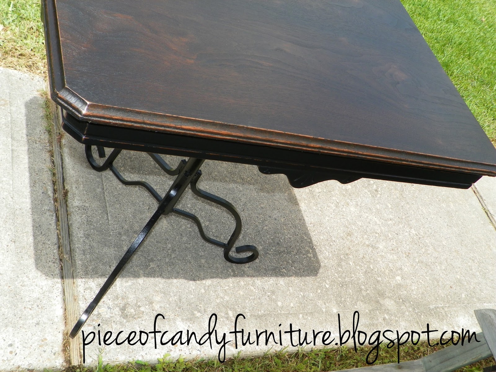 Piece Of Candy Furniture: Custom Made Iron Wood Table.....