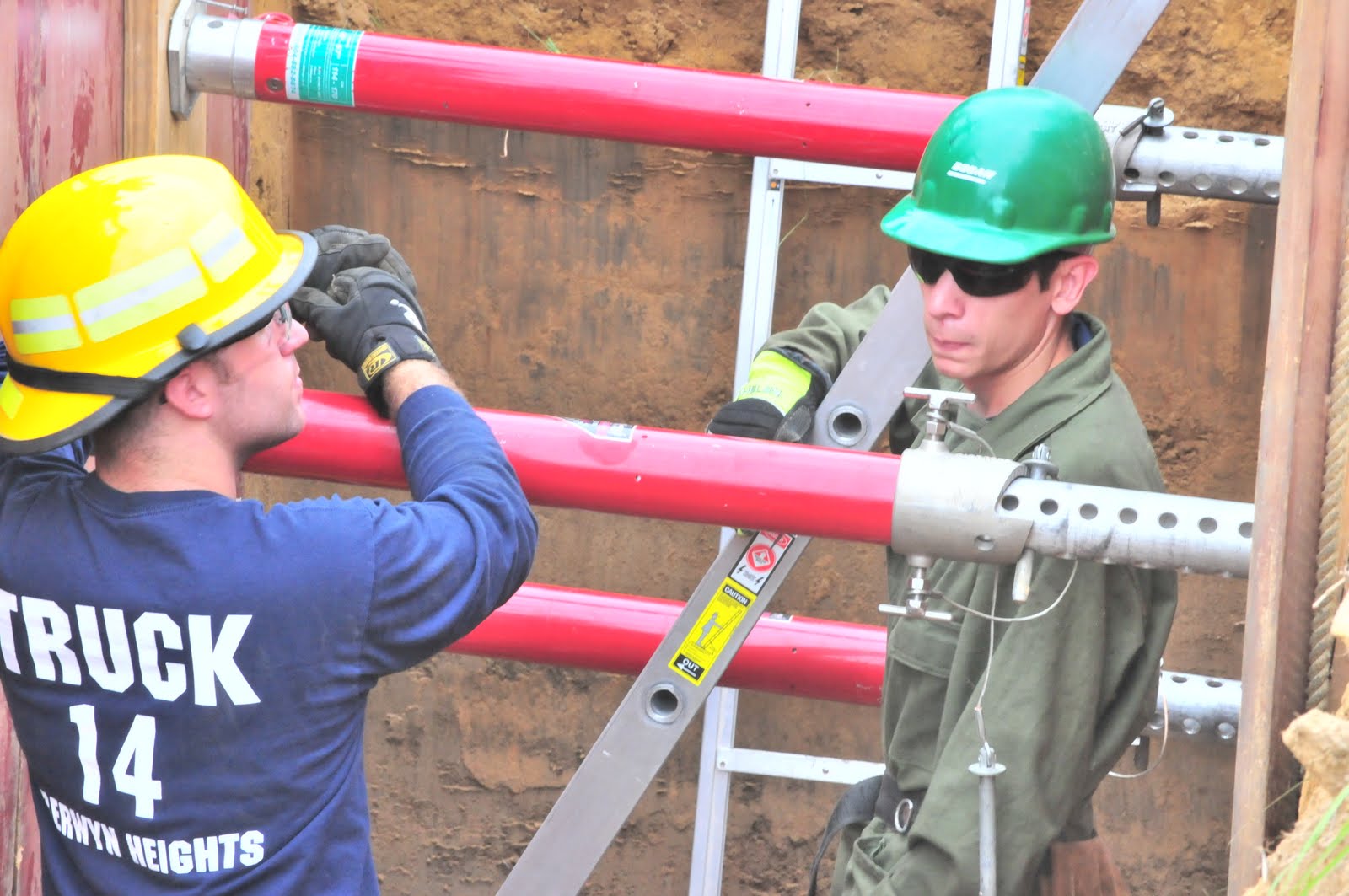 Firefighters Attend Trench Rescue Class