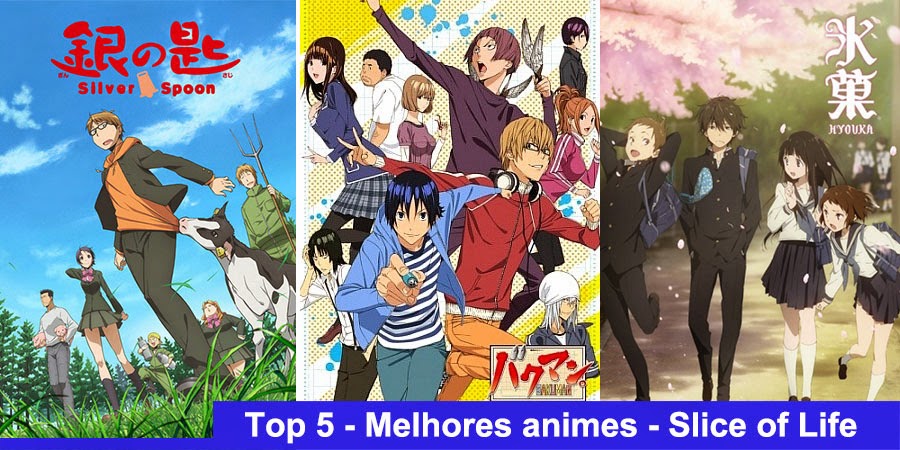 Intoxicação Animentar: Top 5 Melhores Animes - Slice of Life