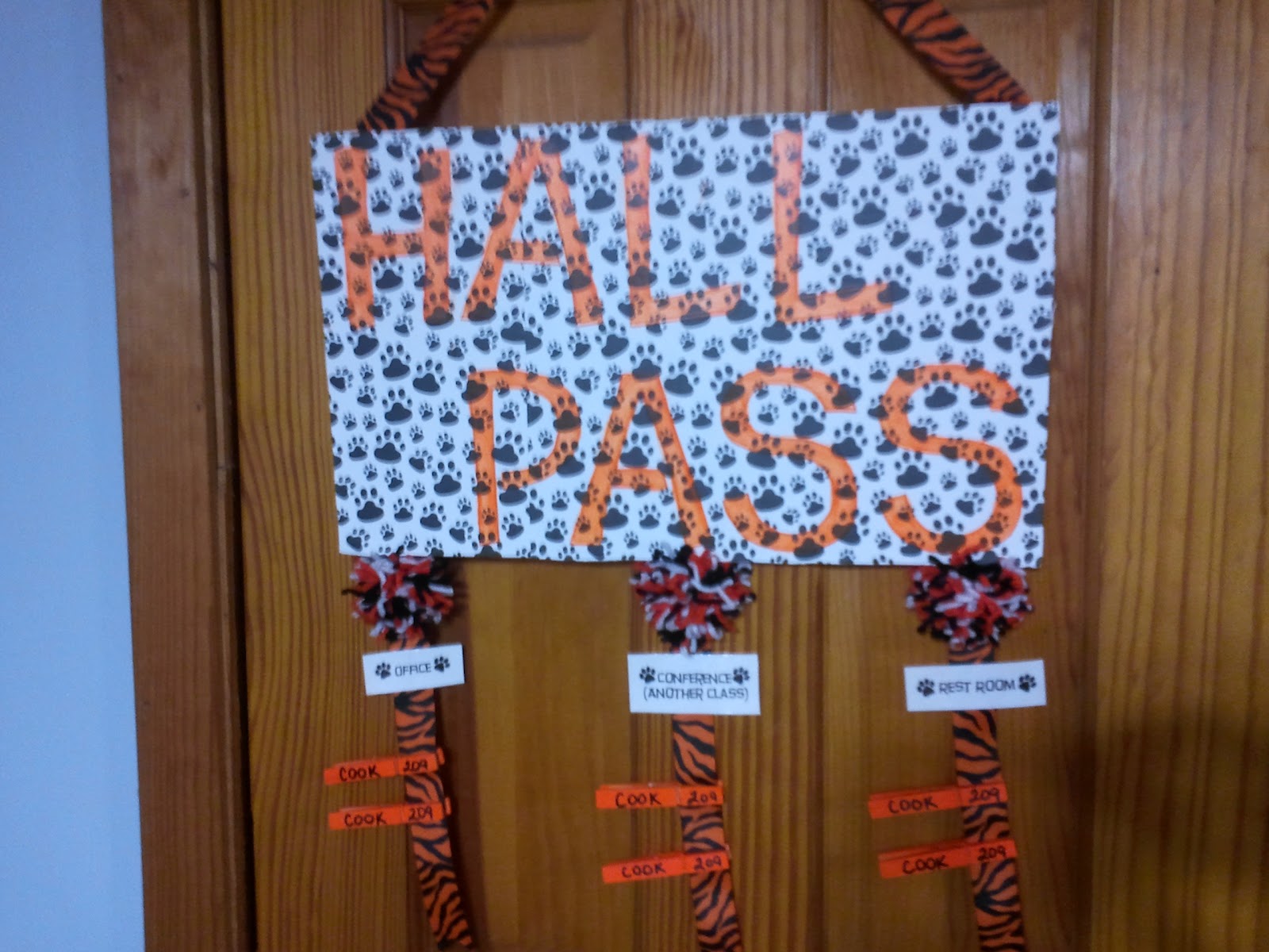 Cookin' Up Fun With Middle School Math: New Hall Pass