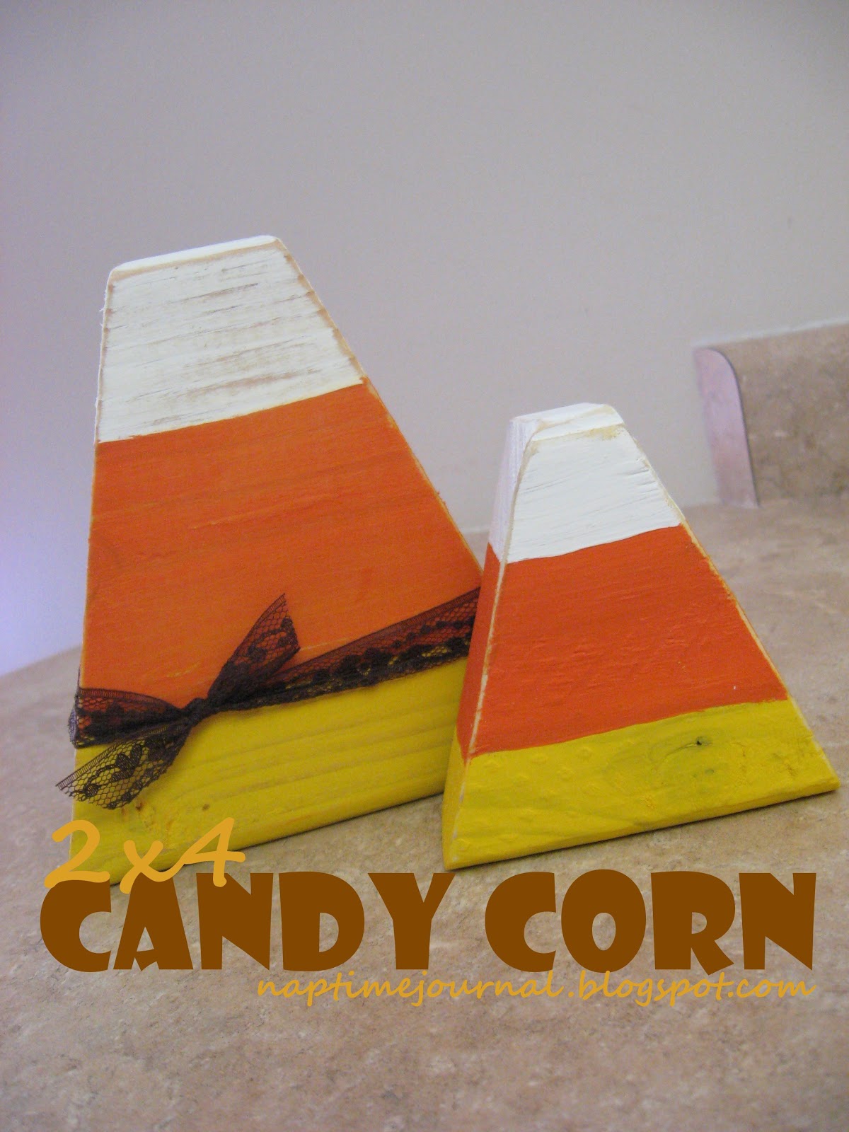 Nap Time Journal: 2x4 wood Candy Corns