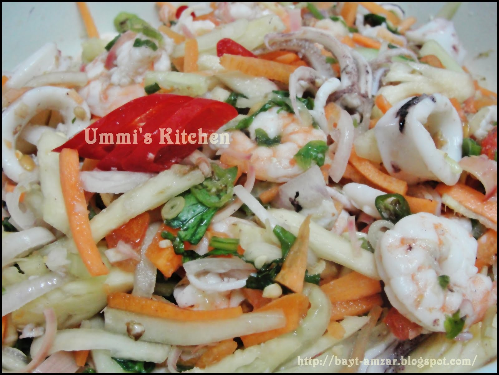 DAPUR SEMPOI UMMI: Kerabu Seafood