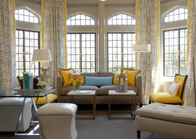 Eye For Design: Decorating With The Grey and Yellow Color Combination