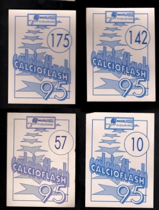 Figurine Calcioflash 95: Alen Boksic, Angelo Peruzzi, Corrado Verdelli ...