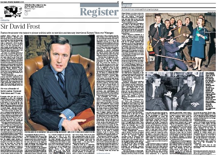 SubScribe: Life after death: the art of the obituarist