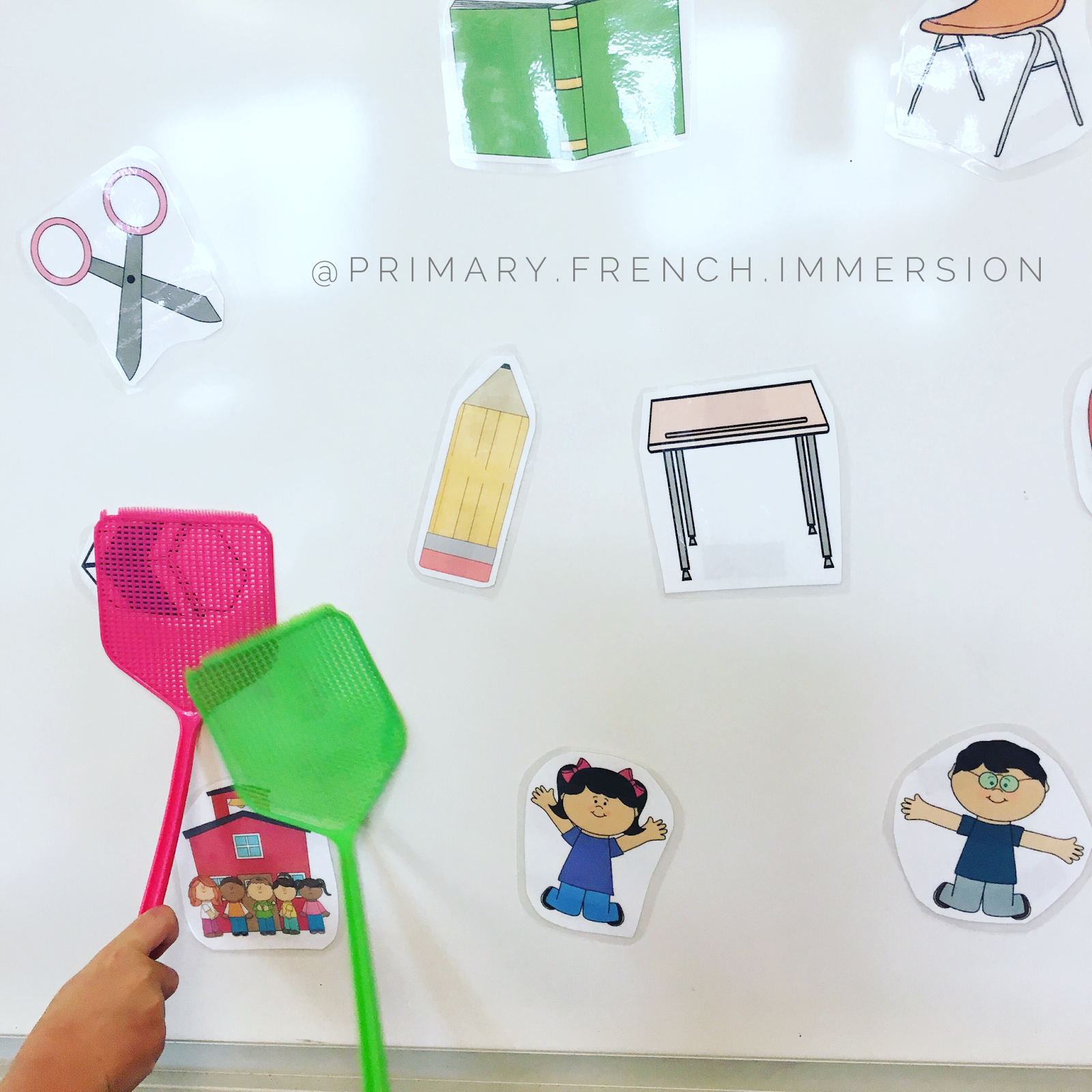 Getting started with school vocabulary - Primary French Immersion Resources