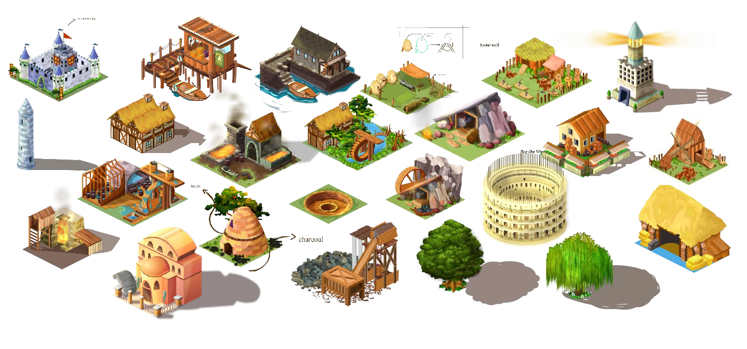 art and fart: 2D isometric Art