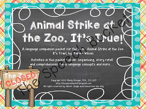 The Speech Bucket: A strike at the zoo? Not during our zoo trip!