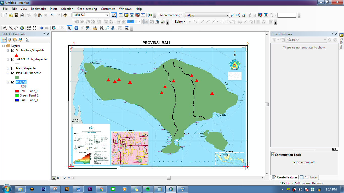 Explain your experiences: #TUTORIAL ARCMAP PART 1 [MEMBUAT PETA VEKTOR]