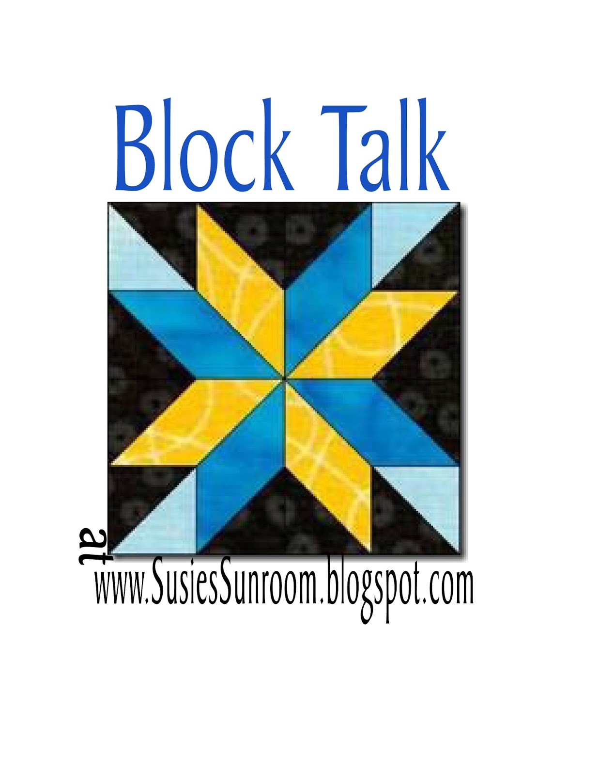 Susie's Sunroom: FWSQ Block 6, 7 and 9 Block Talk